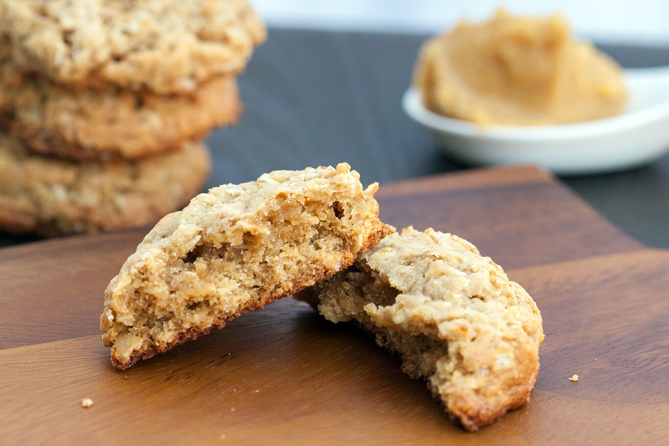 Miso-Oatmeal Cookies | Spache the Spatula